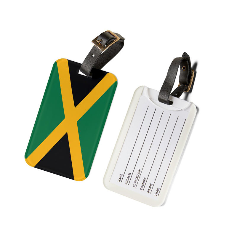 2024 New Design Jamaica Flag Luggage Tag Customizable Luggage Tags ...