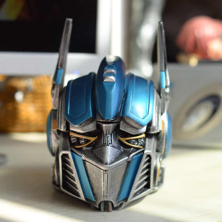 Transformers Optimus Prime Megatron Resin Ashtray Creative Gift Resin ...