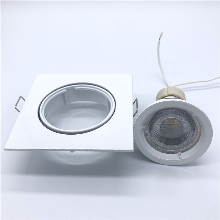 Modern 7W LED Square Ceiling Downlight Square Shape Fluorescent Light ...