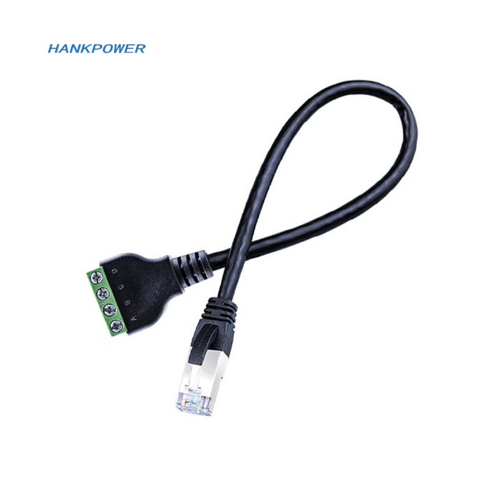 RJ45 to 4Pin Terminal Connector for Ethernet Cable - OEM | Wholesale
