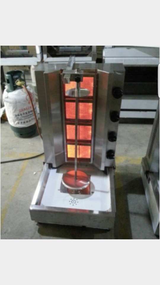 Gas Vertical Gyro Grill, Commercial Turkish Doner Shawarma Machine for ...