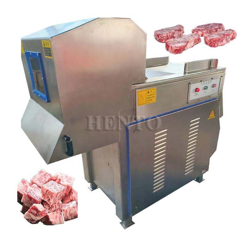 Advanced Structure Frozen Meat Dicer / Frozen Meat Block Cutting ...