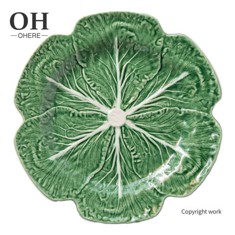 Ohere ceramic cabbage shape dinner set bone china porcelain tableware ...