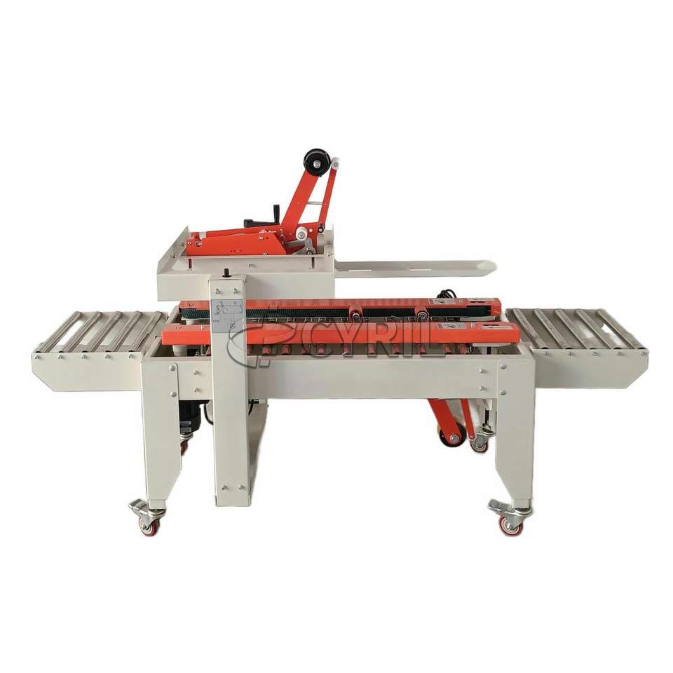 Semi Automatic Carton Case Sealer With Box Taping Sealing Machine for ...