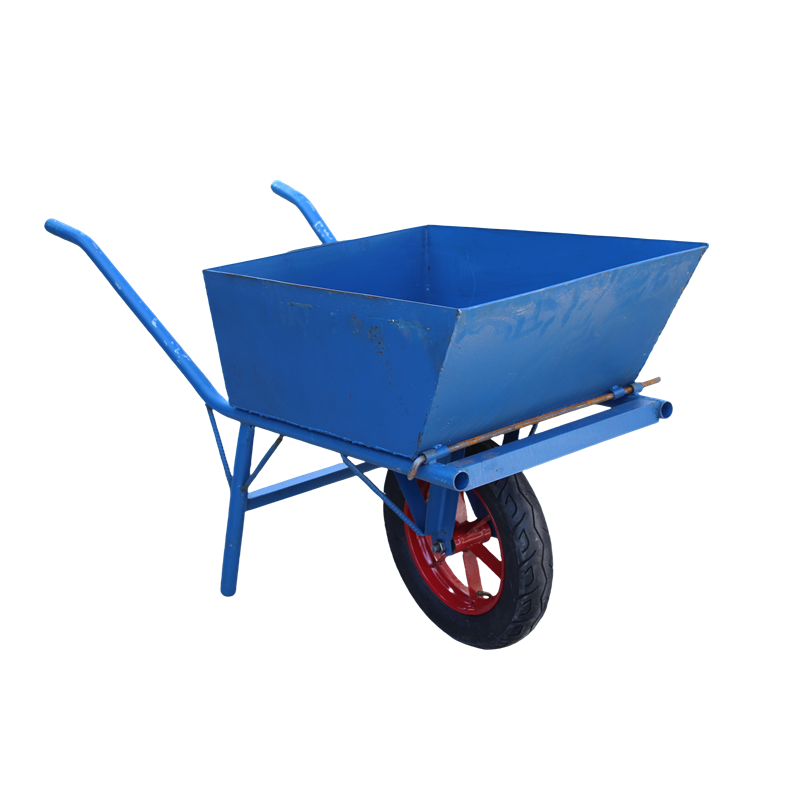 Heavy Duty Steel Wheelbarrow Industrial Professional Square Metal ...