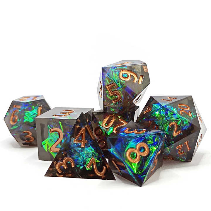 Dungeons and Dragons Transparent Bloody Color DND RPG 7pcs Per Set ...
