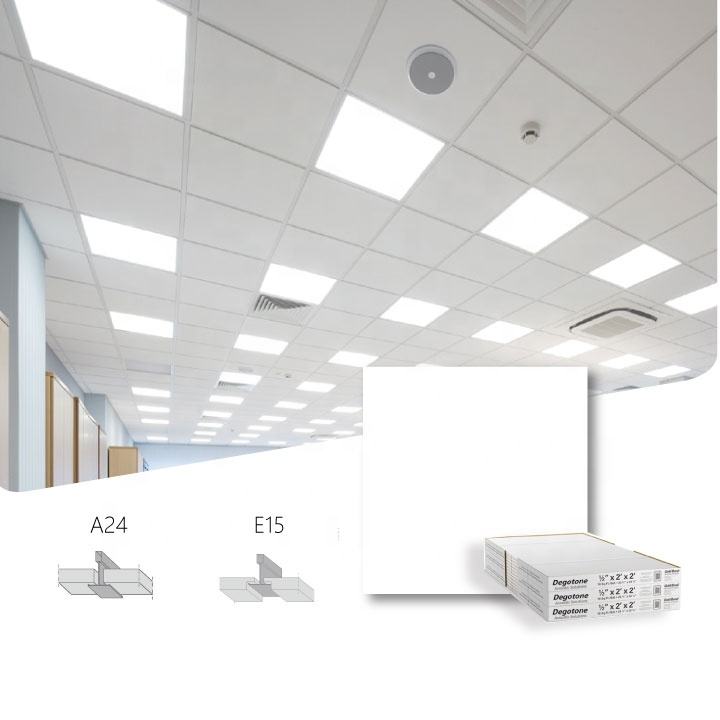 Modular and Detachable Acoustic Ceiling Tile With Suspended Grid System ...