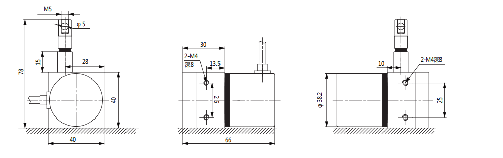 600mm cable encoder 10-10000ppr output pulse NPN PNP push-pull output ...