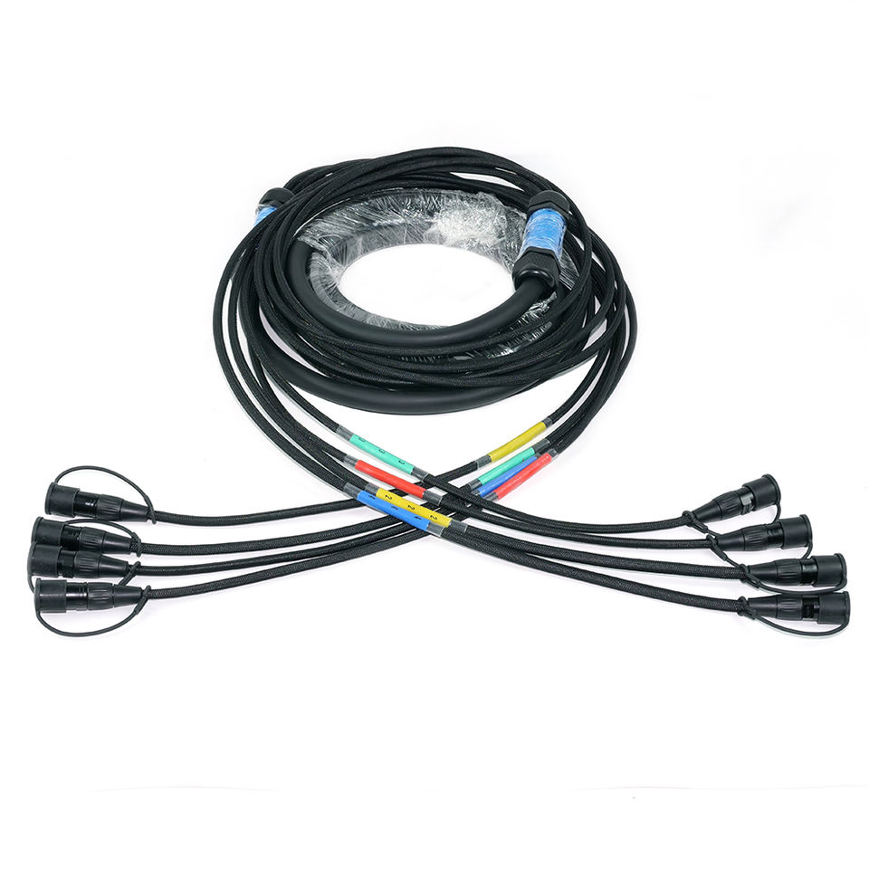 ABCCABLS 4 Channel Cat6 Double Shielded RJ45 Ethernet Super Soft Cable ...