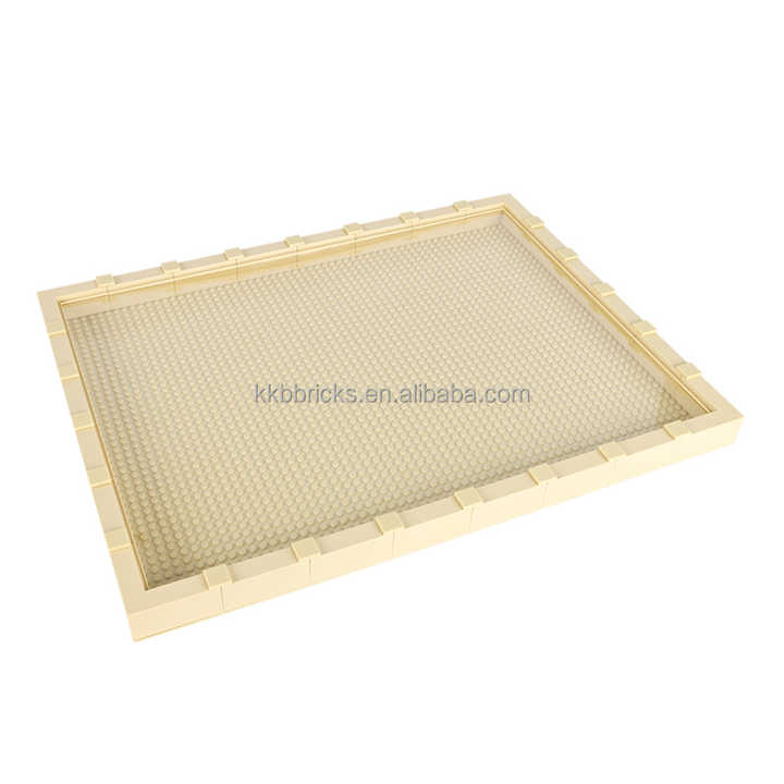 S065 20" DIY Building Blocks Frame 48*64 Studs Big Size Brick Display ...