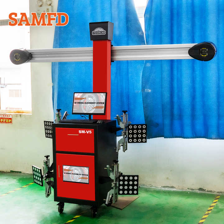 SAMFD Professional Car Workshop Equipment Wheel Alignment Machine Wheel ...