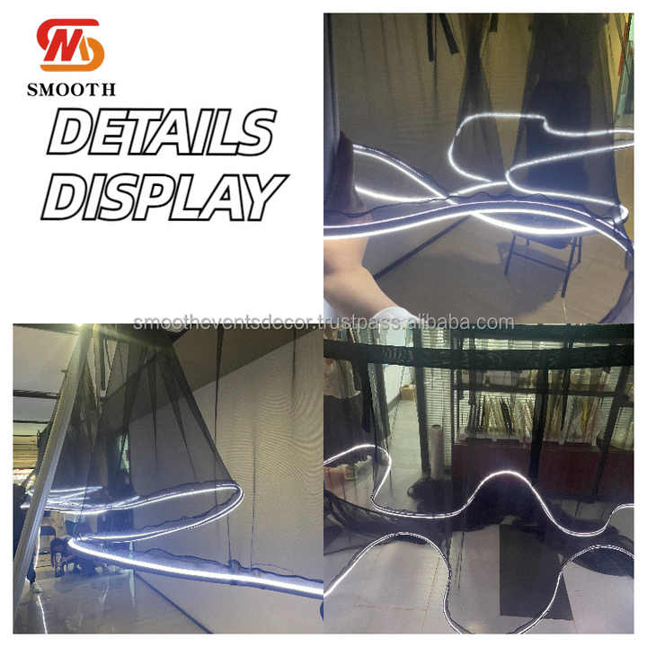 SMOOTH String Curtain Veil Light Strip Decor for Weddings