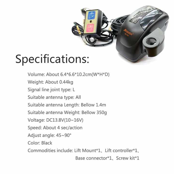 Motor Drive Mount for Car Antenna - MA-500 by OEM