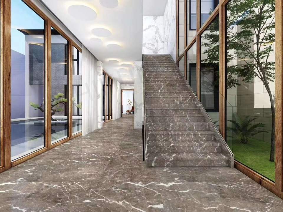 SHIHUI Cyprus Grey Marble Slab for Versatile Decor Solutions