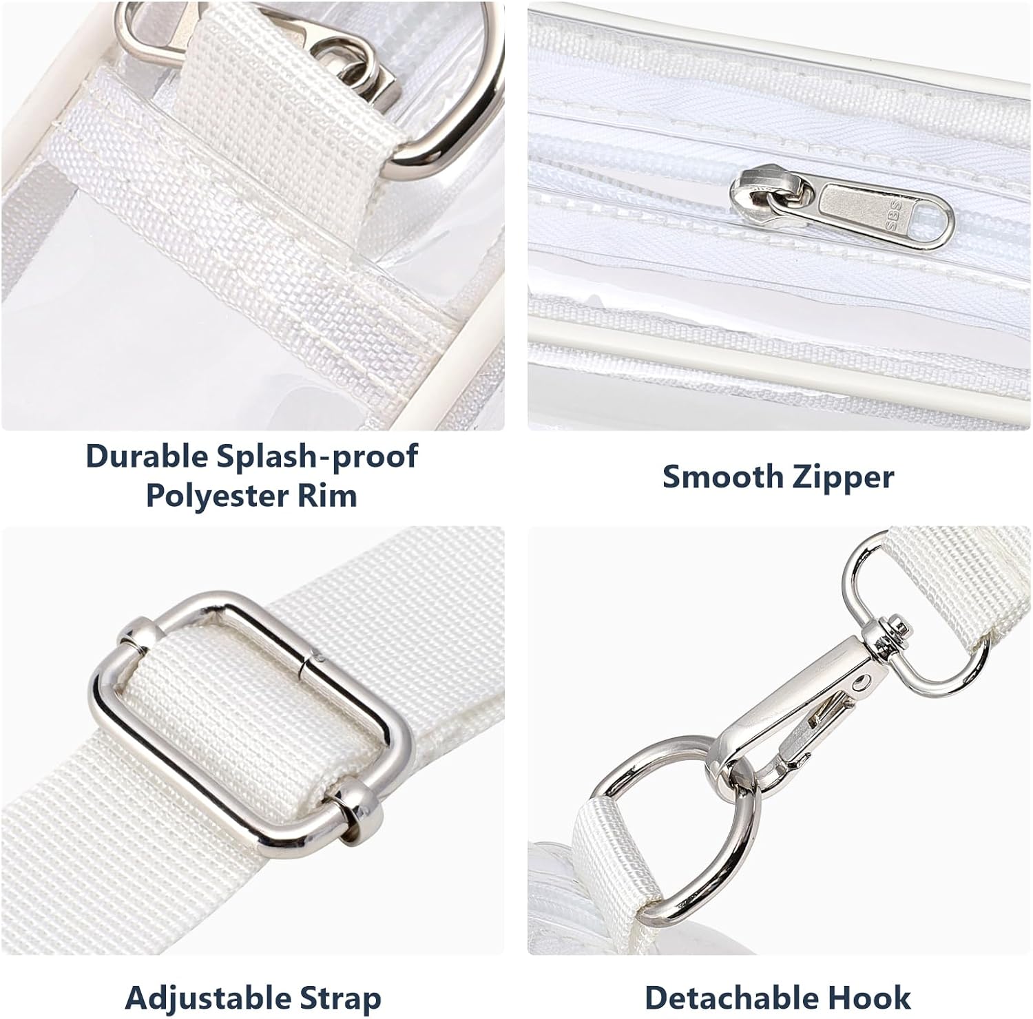 Transparent PVC Sling Bags - Durable, Waterproof & Stylish
