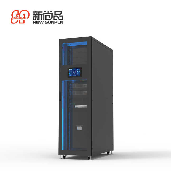 19 Inch Smart Server Rack with 8" LCD Screen and Intelligent Lock ...