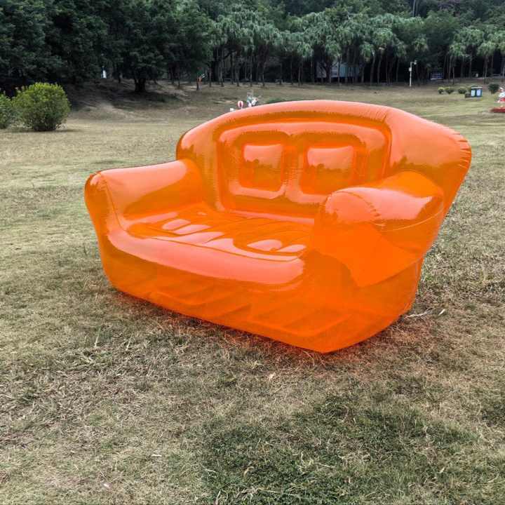 Outdoor PVC Transparent Clear Double Seat Inflatable Living Room Air ...