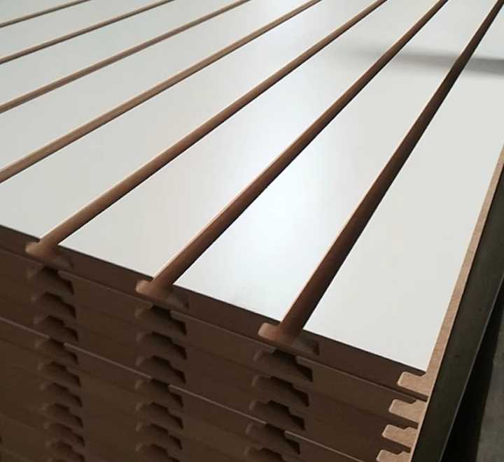 Melamine MDF Slat Wall Paneling/Slatwall Board/Slatwall Panel 4FT X 8FT ...