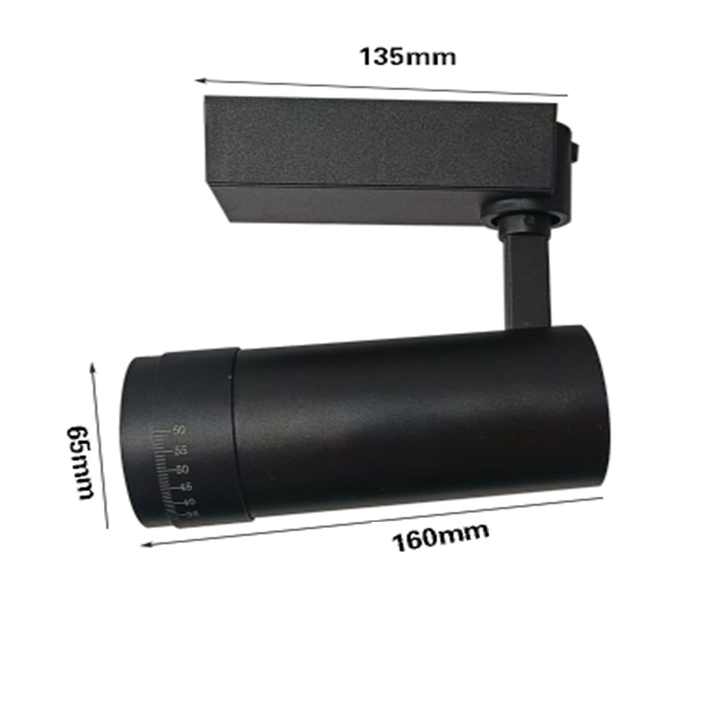 20w Ceiling Rail Magnetic Mounted museum Zoomable Cct Adjustable 0-10v ...