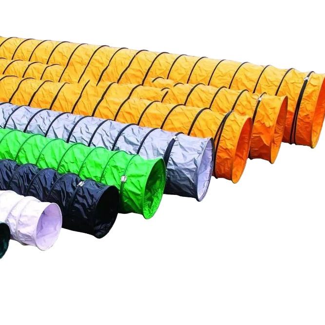 Flexible Duct 200mm Diameter Exhaust Spiral Pipe PVC Spiral Fire ...