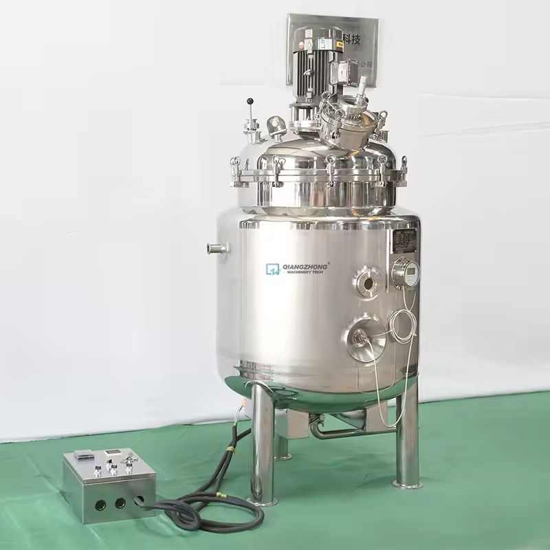 QIANGZHONG CE ISO Stainless Steel Electric Heating Vacuum Emulsifying ...