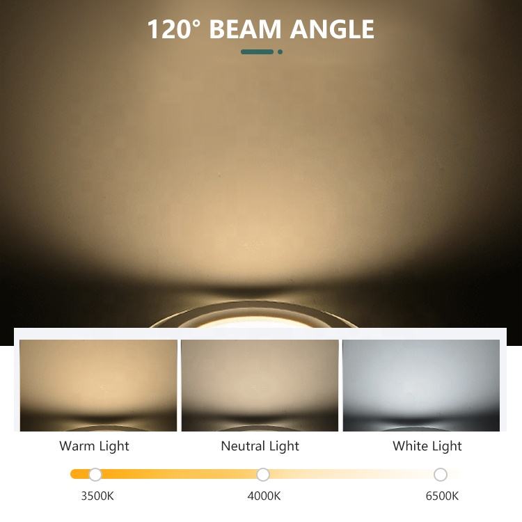 Competitive Price Recessed Mounted Aluminum 6w 12w 18w 24w Round Glass ...