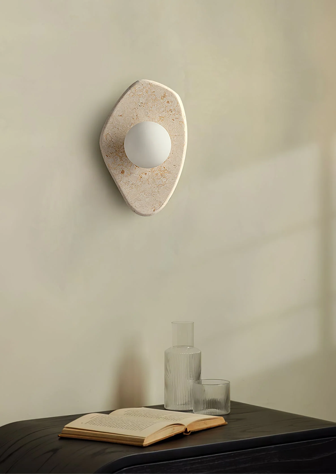 Pebble Rustic Marble Wall Light| Alibaba.com
