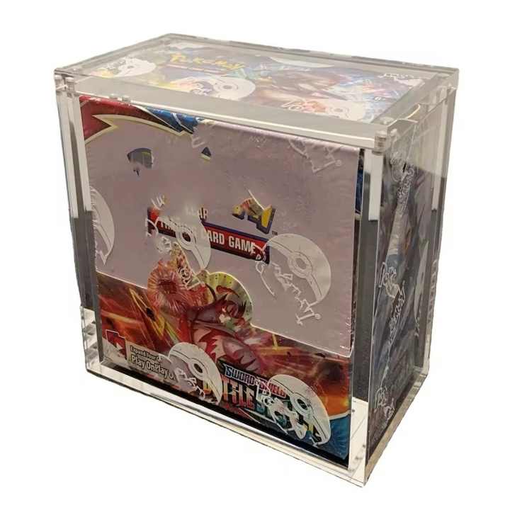 Pokemon Acrylic Display Case with Magnet Lid & Custom Design Options