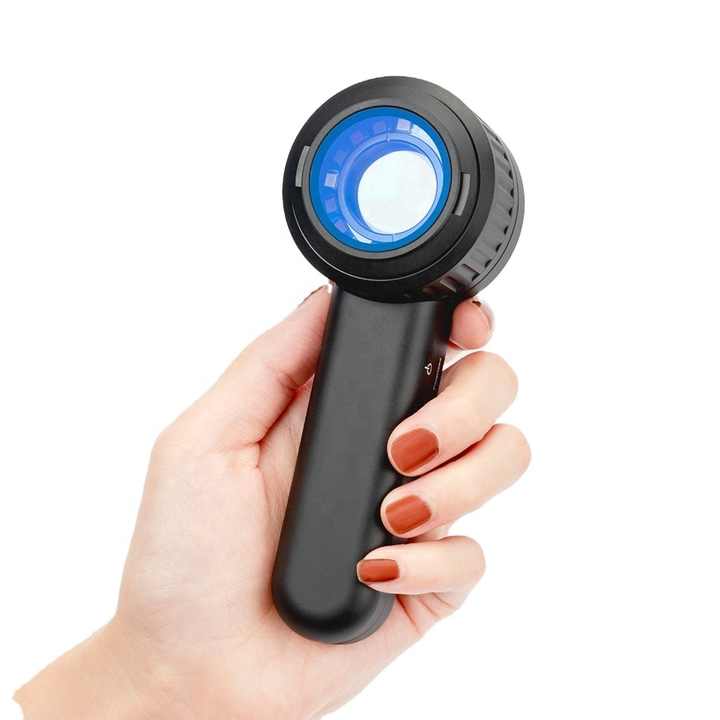 IBOOLO Handheld Dermatoscope DE-3100 PRO Polarized and UV Lamp ...