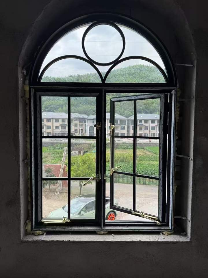 Stainless Steel Sliding Window with Tempered Glass Plastic Frame ...