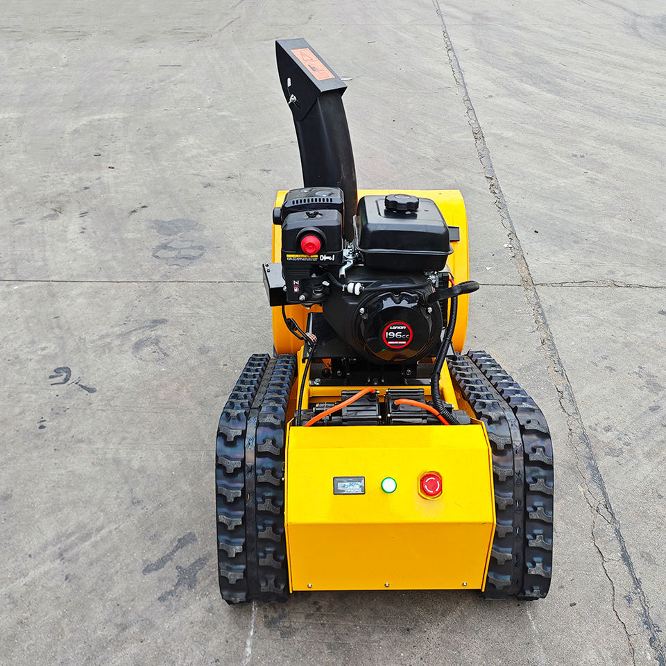 Smart Robot Lawn Mower Snow Polw Snow Blower Sweeper Remote Control ...