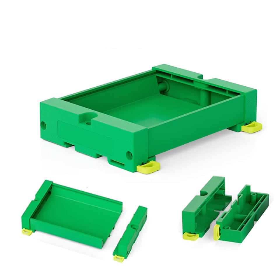 PMD60mm PDM PCB Enclosure with Card Slot for PLC Rail Mounting din rail ...