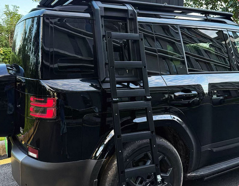 For BYD Formula Leopard Titanium 7 Car Side Ladder Roof Rack Frame ...