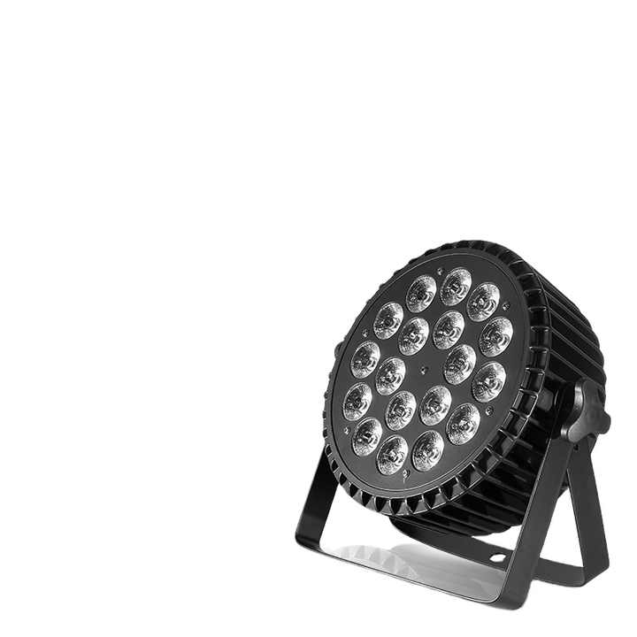2025 New Hengyu Full Color Dmx Control 18x15w Rgbwa 5in1 Colorful Flat ...