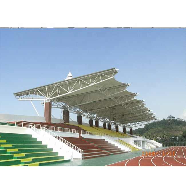 Stadium Cantilever Roof Stand Bleacher Truss Space Frame Roof Steel ...