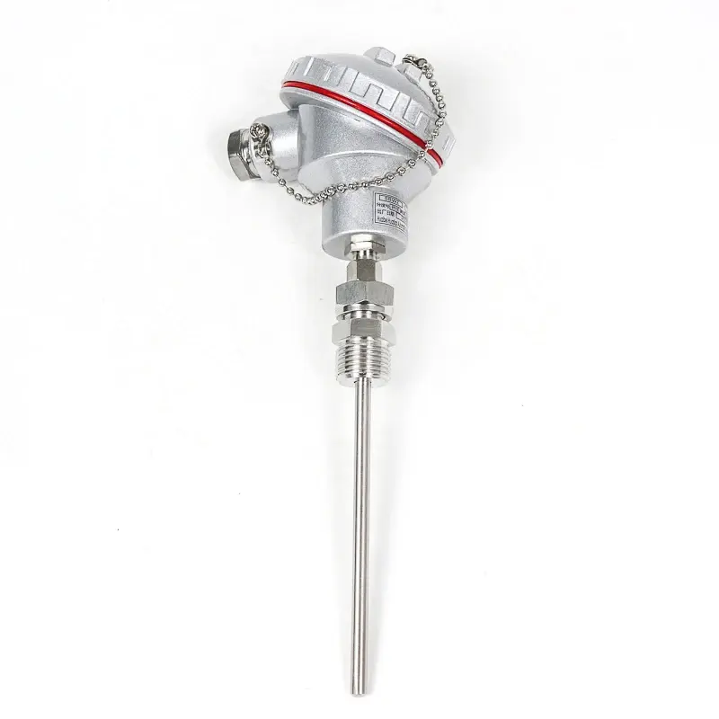 Industrial 4-20mA PT100 Thermowell Temperature Sensor & Transmitter HDT ...