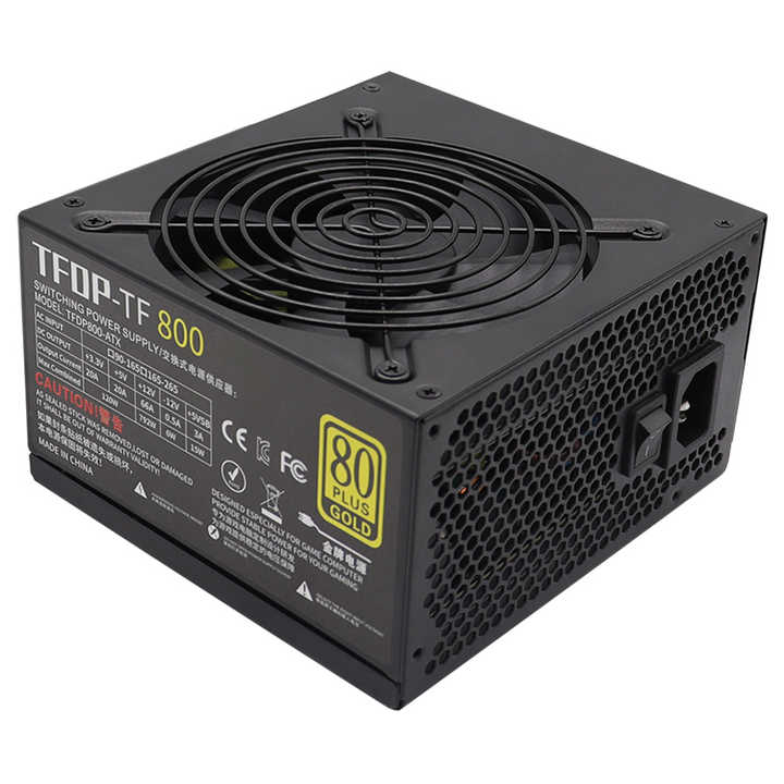 800W Power Supply for Gaming Pcs - Reliable & Efficient