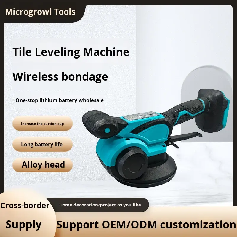 21V Cordless Wall and Floor Leveling Electric Tool with Dual Pads for ...