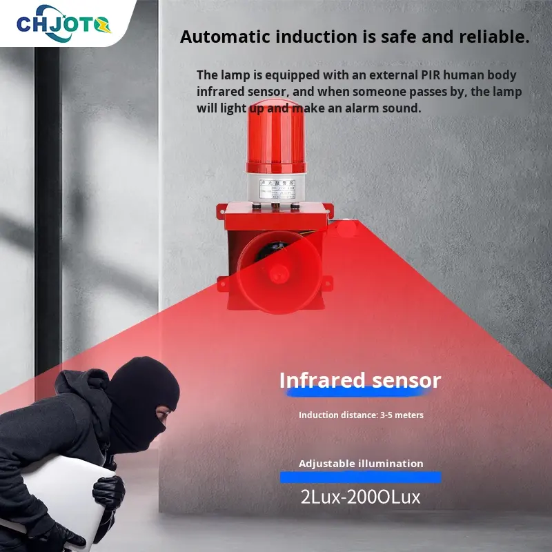 Vehicle Infrared Human Body Sensor Sound & Light Alarm 220V/24V/380V ...