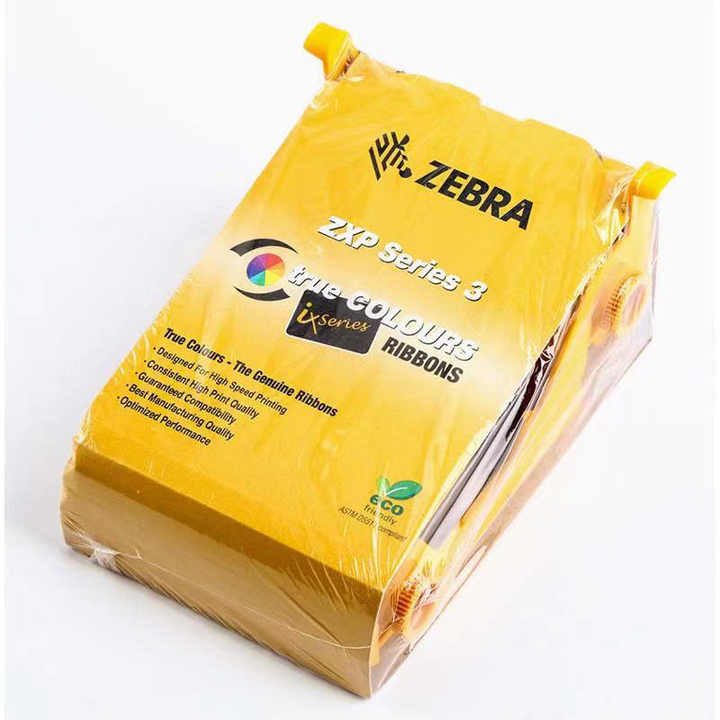 Original Zebra ZXP Series 3 Ribbon Cartridge Printing Consumables Black ...