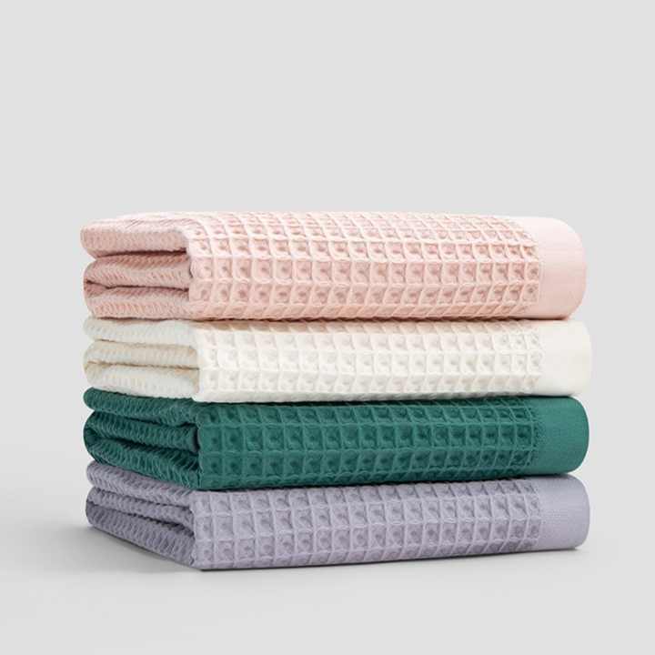 100% Cotton Waffle Weave Microfiber Cleaning Cloth Kitchen Dish Cloths ...