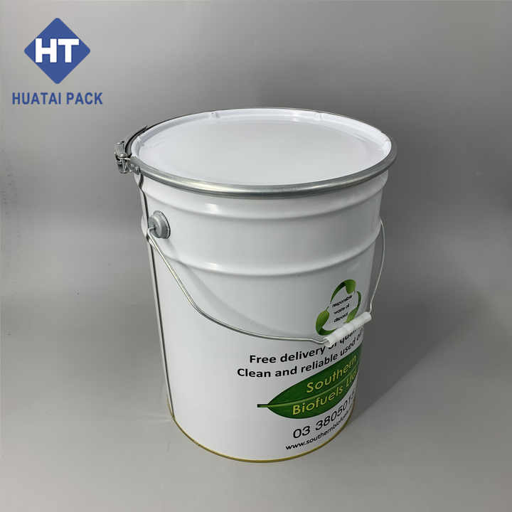 Factory 18 Liter Metal Bucket Paint Pail with Lock Ring Lid| Alibaba.com