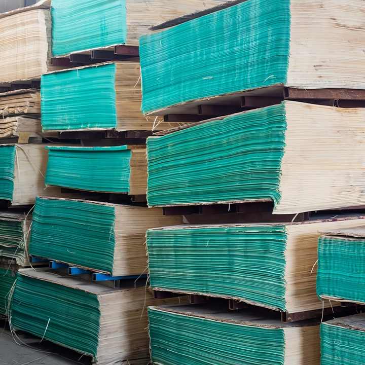 Melamine Paper-Pasted Composite Engineering Veneer Surface Plywood and ...