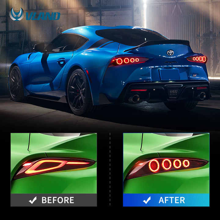 VLAND Factory Full LED Tail Lights for Toyota GR Supra