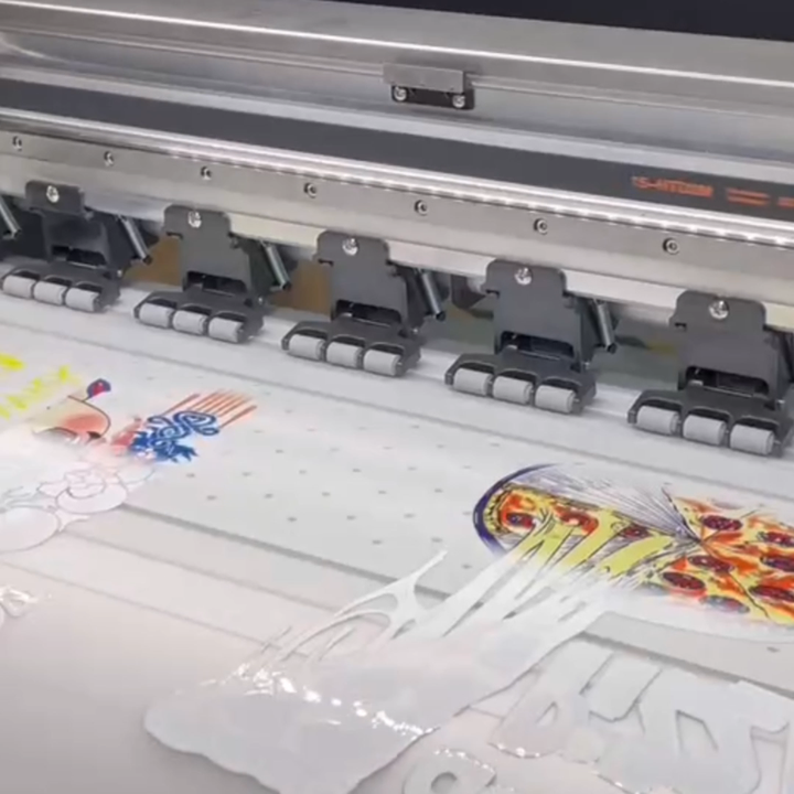 4 Printing Heads Dtf Printer With Shake Powder Machine Pet Film Printing Machine 504 - Buy T ...