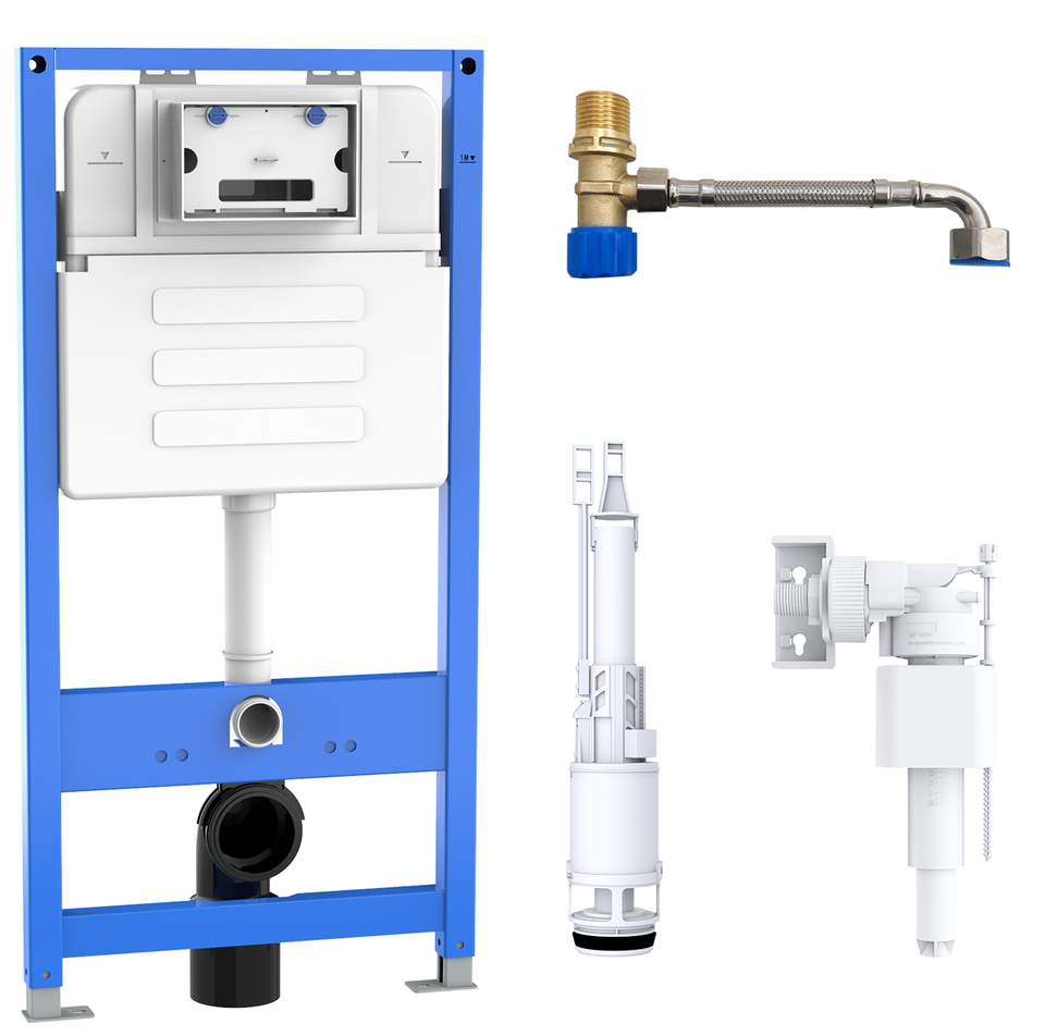 High Service Life Stainless Steel Frame Hotel Flush Water Tank Toilets ...