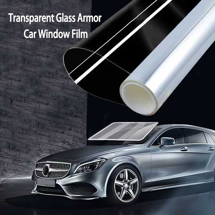 PET Car Windshield Armor - Clearplex Protection Film
