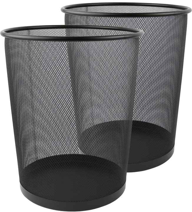 Office Supplier Mesh Round Paper Waste Bins - 9L/12L/16L