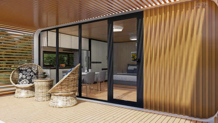 Apple Cabin - Luxury Container House with Air Conditioners