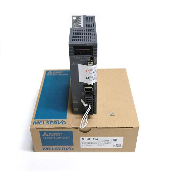 Mitsubishi Servo Motor Driver Kit 12N.m 17 Bit Encoder 2.9A MR-JE-40A ...